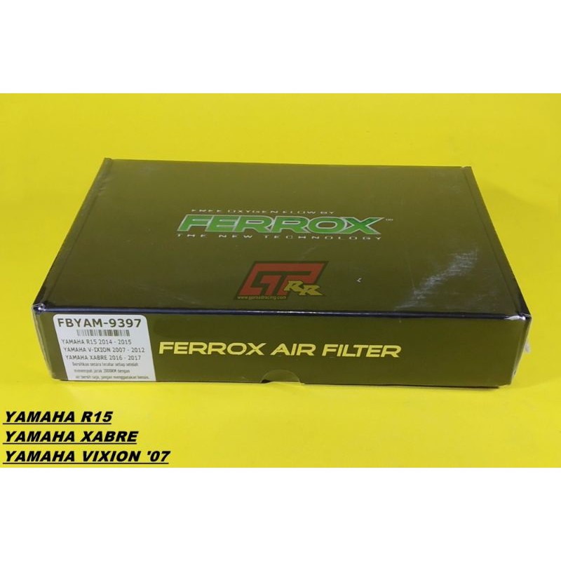 Jual Filter Udara Ferrox Yamaha WR155 WR 155 R15 Old V1 V2 Xabre Vixion ...