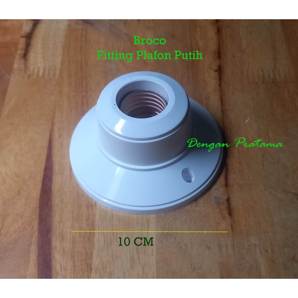 Jual Fitting Plafon Tempel Bulat Broco Putih 1212-55 | Shopee Indonesia