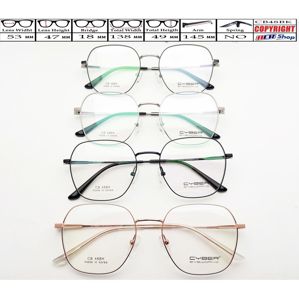 Jual frame kacamata ORIGINAL CYBER EYEWORKS minus korea kacamata ...