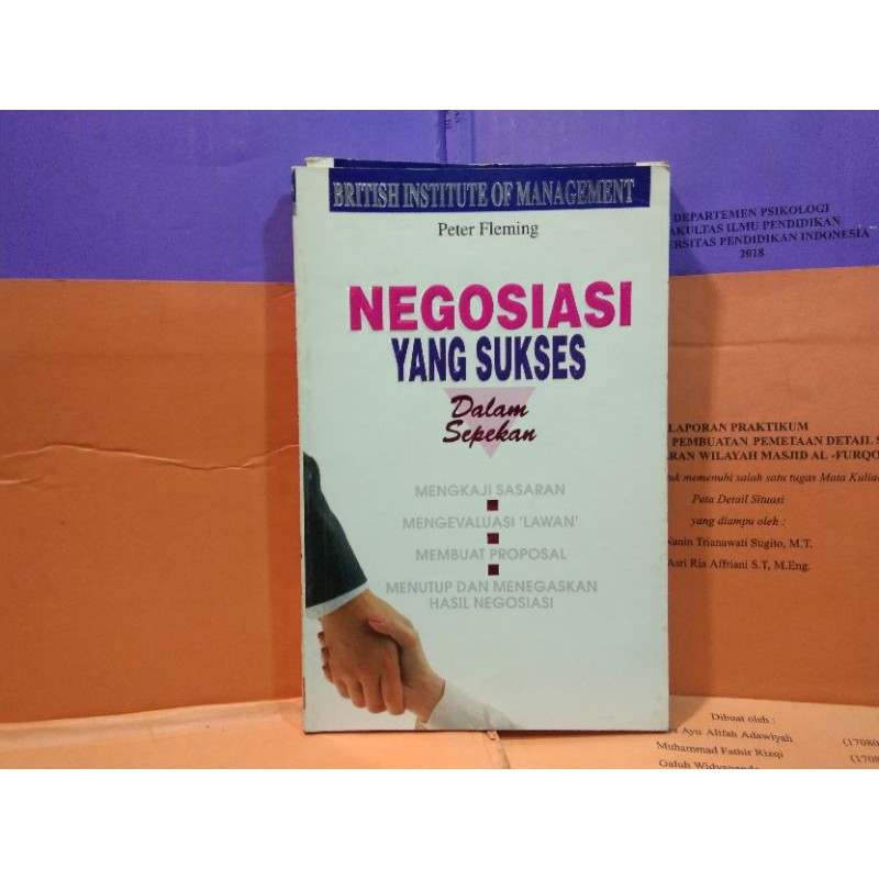 Jual Negosiasi Yang Sukses Dalam Sepekan - Peter Fleming | Shopee Indonesia