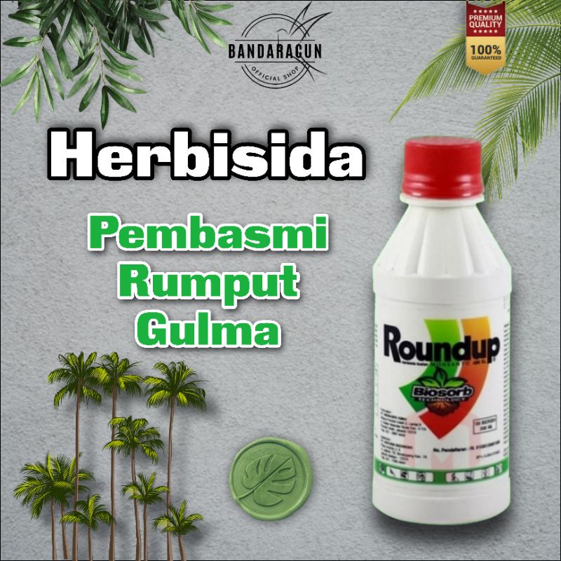 Jual Roundup Herbisida Rumput Sistemik Pembasmi Gulma Original 200ml ...