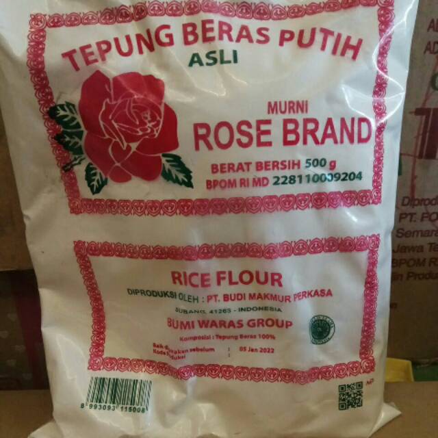 Jual Tepung beras rose brand 500g | Shopee Indonesia