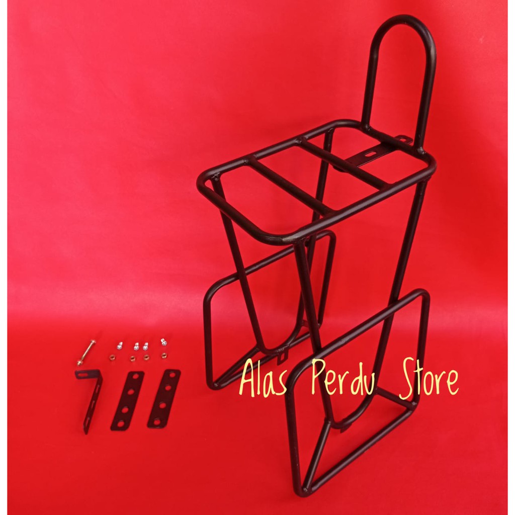 Jual Front Pannier Rack Bicycle Touring /Rack Depan Sepeda Federal ...