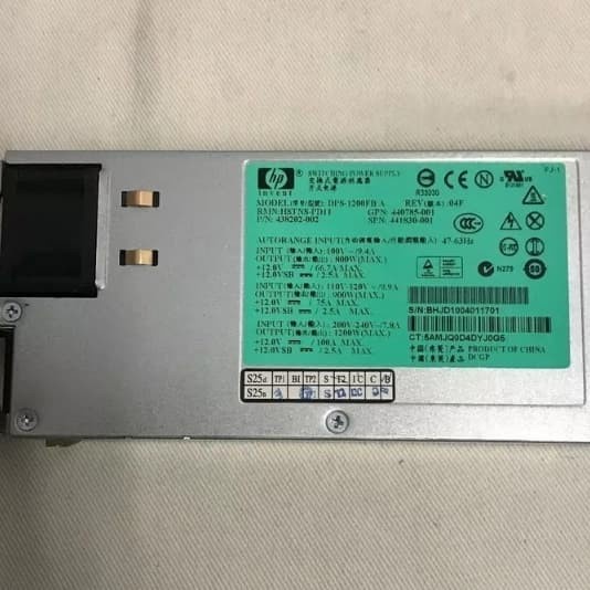 Jual Power Supply Unit-PSU HP G5 PN 438202-002 Model HSTNS-PD11 ...
