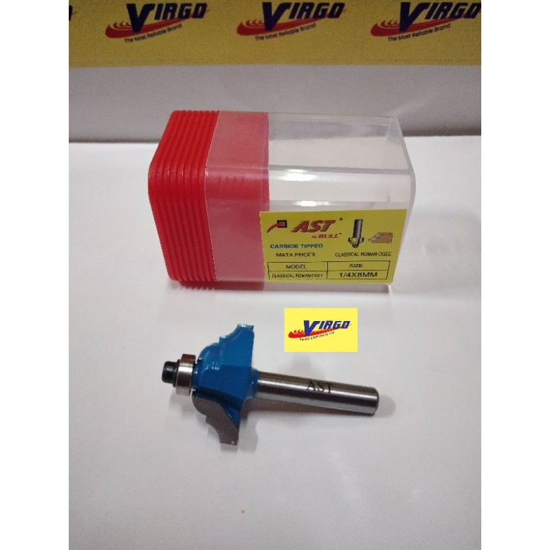 Jual AST CRO 1/4X8MM MATA PROFIL MATA PROFILE ROUTER KAYU CLASSICAL ...