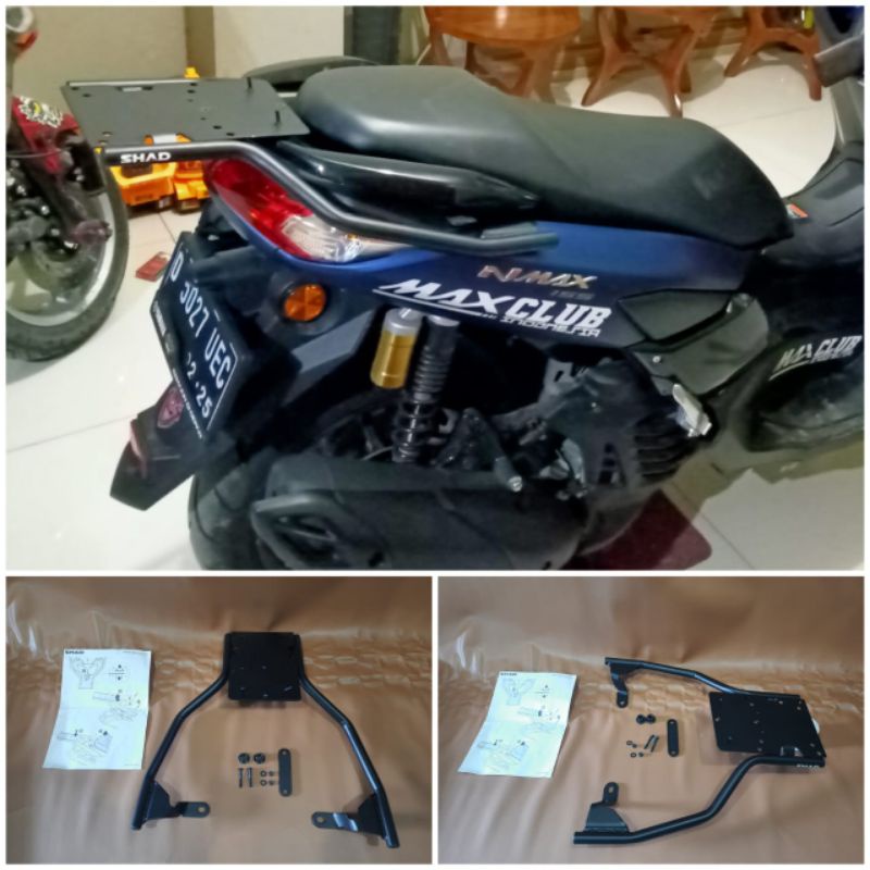 Jual Promo Paket Box SHAD SH44 + Bracket Original SHAD untuk Yamaha ...