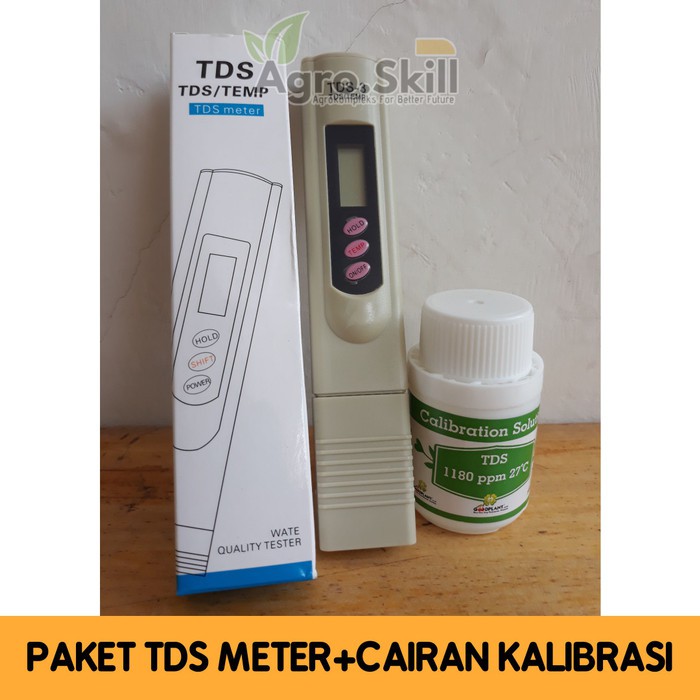 Jual Paket Hemat TDS Meter + Cairan Kalibrasi TDS | Shopee Indonesia