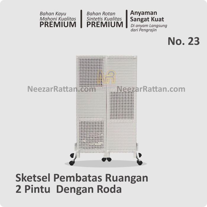 Jual Sekat | Pembatas Penyekat Ruangan Sketsel Minimalis Unik Rotan ...