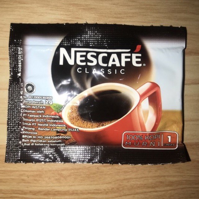 Jual Nescafe Classic Kopi Instan (1 SACHET) | Shopee Indonesia