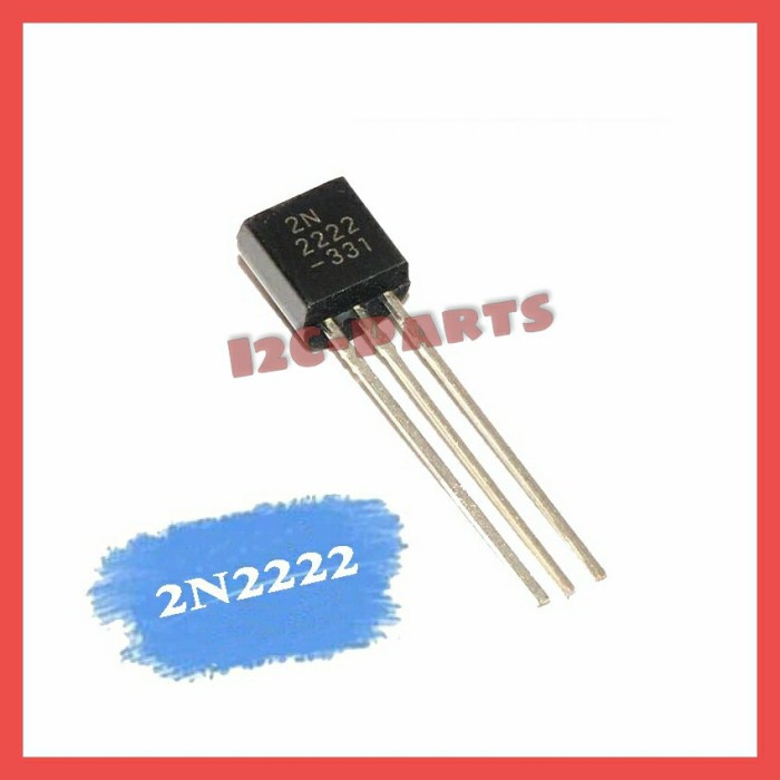 Jual Transistor 2N2222 30V 0.6A NPN 2N2222A 600mA TO-92 2N 2222 2N ...