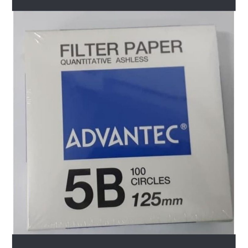 Jual Advantec Filter Paper Quantitative 5B dia 125 mm | Shopee Indonesia