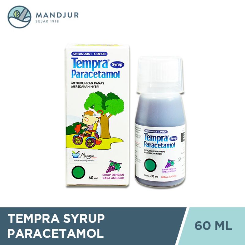 Jual Tempra Syrup Paracetamol 60ml Untuk Anak Anak | Shopee Indonesia