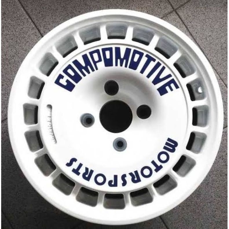 Jual STICKER VELG MOTORSPRTS COMPOMOTIVE RIMS 14/15 /CUTTING STICKER ...