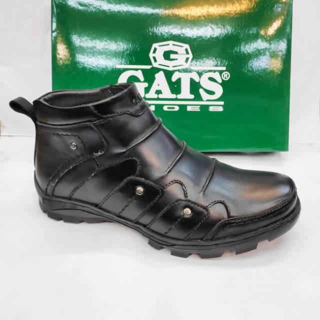 Jual Sepatu GATS TO-2251 hitam Boots pria original | Shopee Indonesia