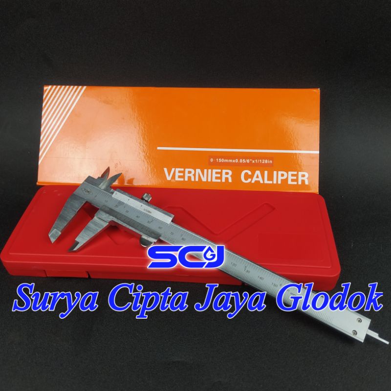 Jual Sigmat manual 6 inch caliper vernier jangka sorong 150 mm TOKI JAPAN Original | Shopee ...