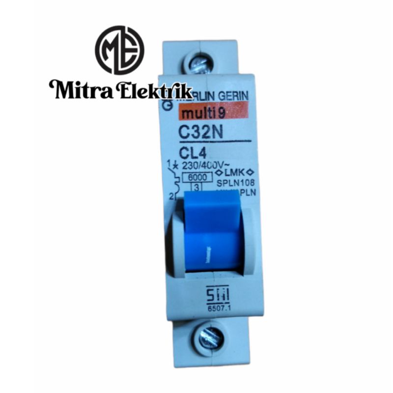 Jual MCB MULTI9 BIRU 4 AMPERE MERLIN GERIN PLN 900W | Shopee Indonesia