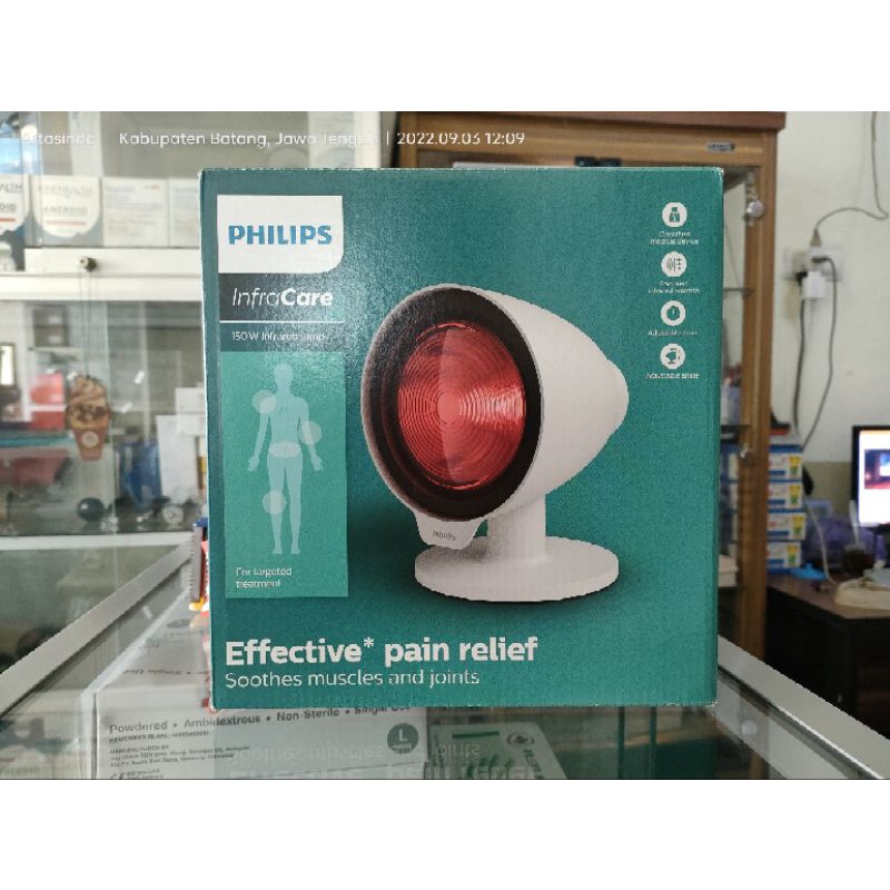 Jual Philips Infracare150 W Infrared Lamp Lampu infraphil merk Philips ...