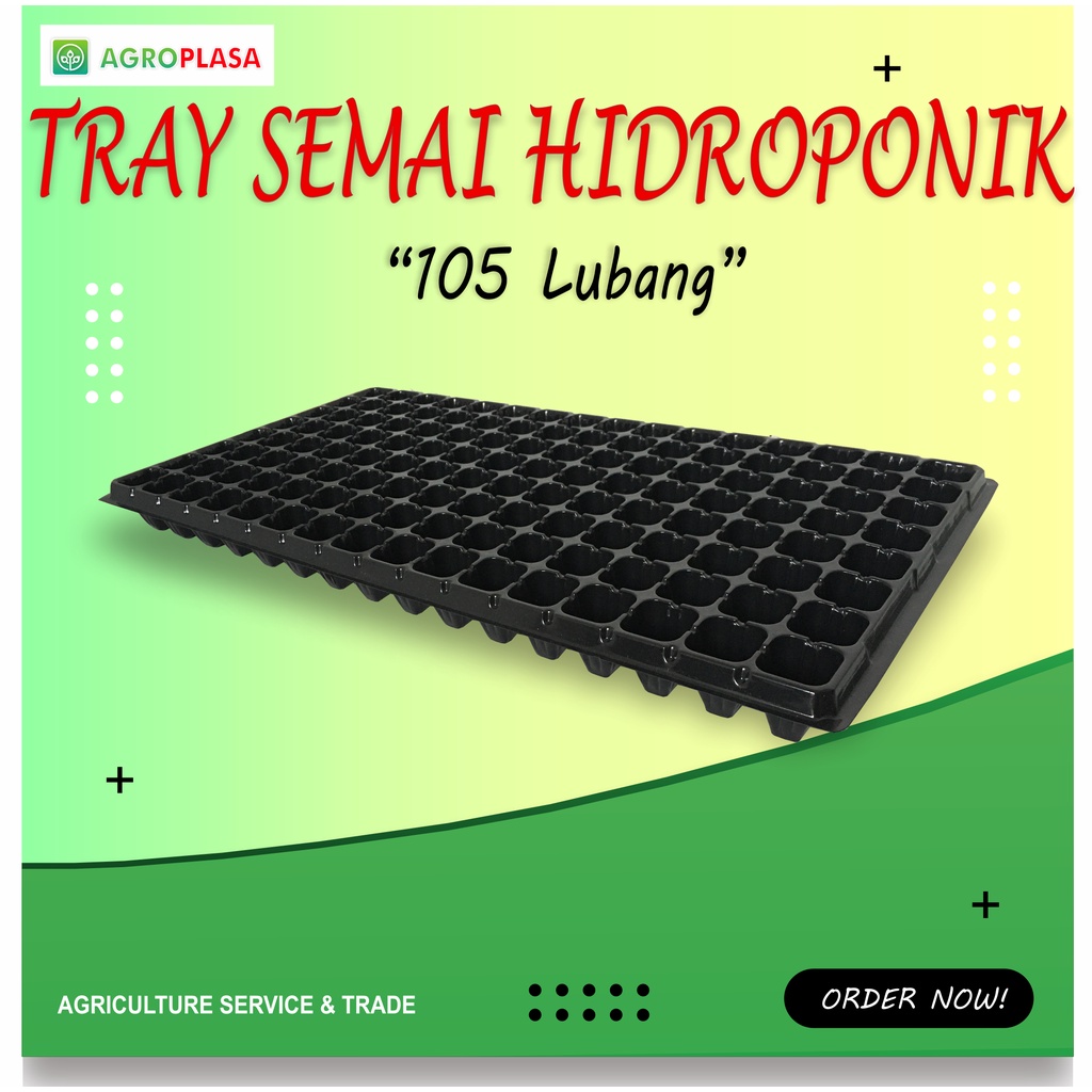 Jual Tray Semai Hidroponik 105 Lubang - Agroplasa | Shopee Indonesia