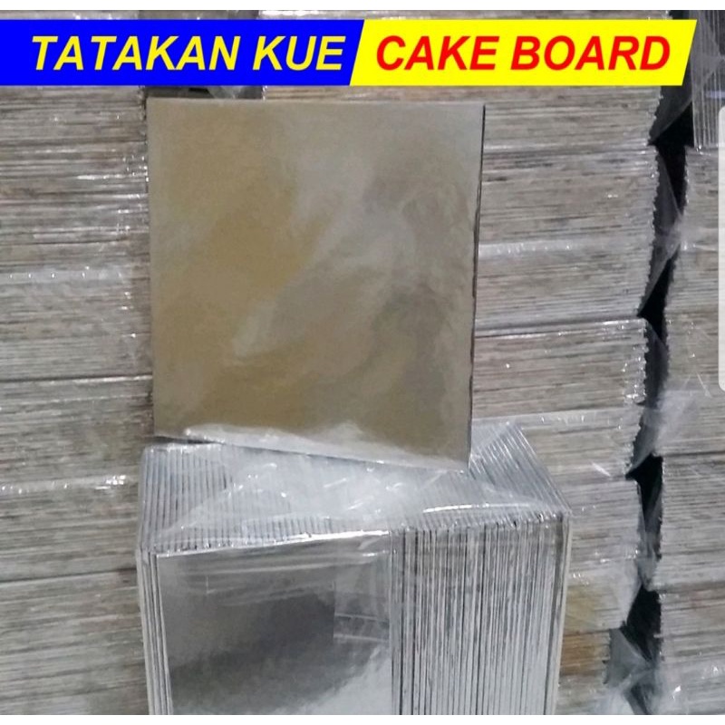 Jual Tatakan kue cake board / Tatakan kue ulang tahun / alas kue kayu ...