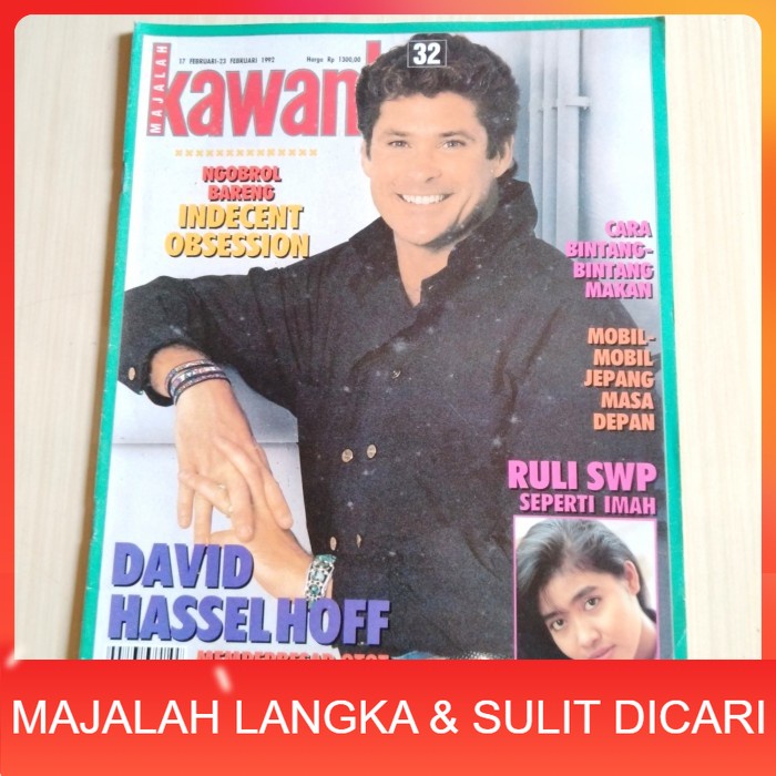 Jual Majalah KAWANKU No.32 Feb 1992 DAVID HASSELHOFF Langka | Shopee ...
