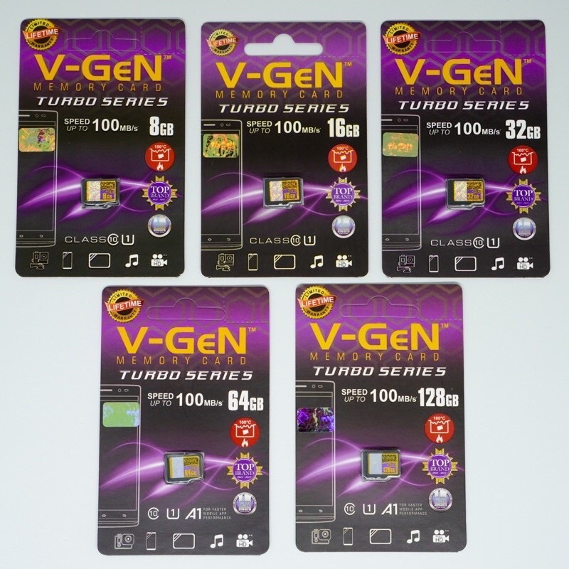 Jual MEMORY CARD VGEN MICRO SD CARD 4GB 8GB 16GB 32GB 64GB 128GB CLASS ...
