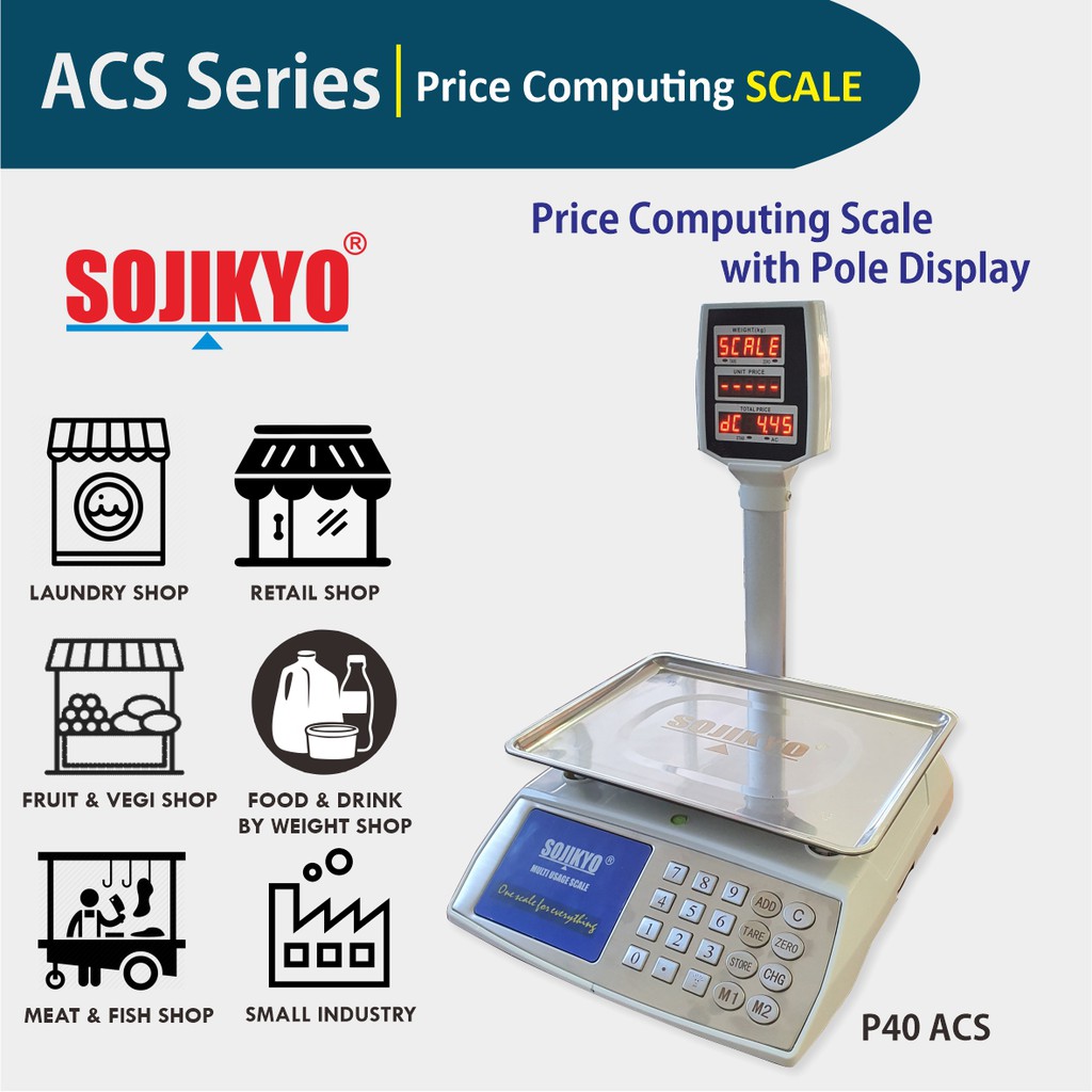 Jual Timbangan Digital SOJIKYO 40kg dengan Pole | Shopee Indonesia