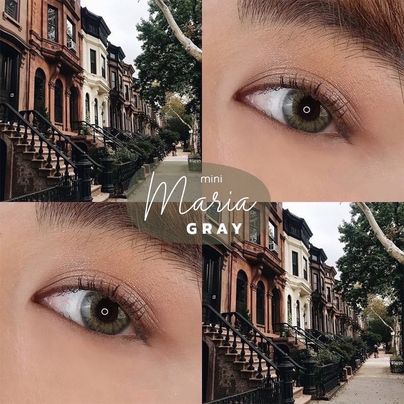 Jual SOFTLENS MINI MARIA GRAY ORIGINAL DIA 14.2MM | Shopee Indonesia
