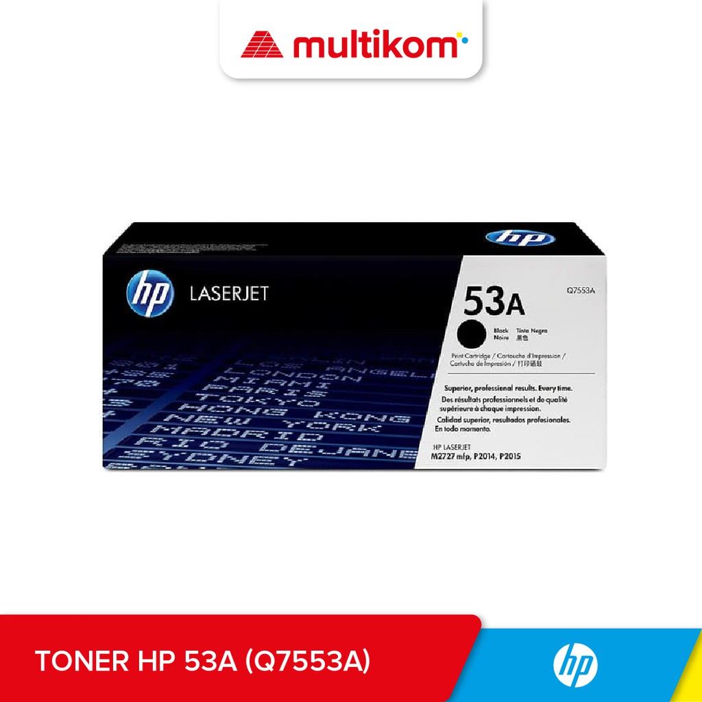 Jual HP 53A Black Original LaserJet Toner Cartridge (Q7553A) | Shopee ...