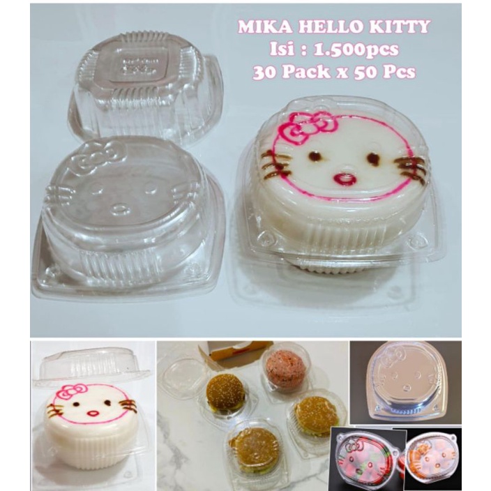 Jual Mika Buger/Mika hamburger Kity/Mika pudding (isi 50pcs)/Mika bolu ...