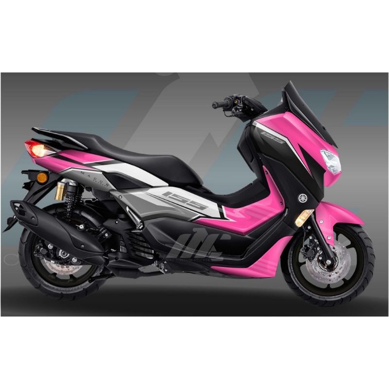 Jual Decal sticker full body New nmax 2020 variasi grafis pink bebas ...