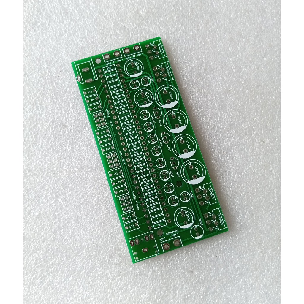 Jual PCB TDA2003 2.1 10 Watt Plus Subwoofer 18 Watt Power Amplifier ...