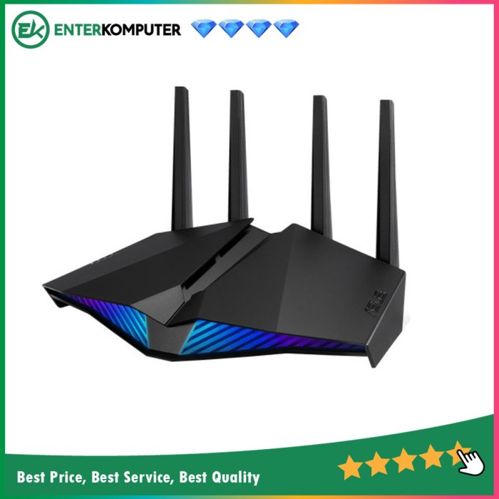 Jual Asus AX5400 Dual Band WiFi 6 Gaming Router - RT-AX82U | Shopee Indonesia