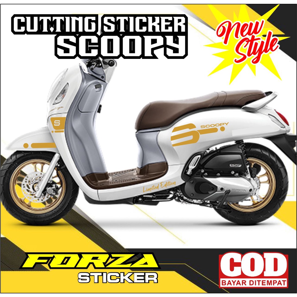Jual Sticker Cutting Honda Scoopy New Limited Edition/Cutting Sticker ...