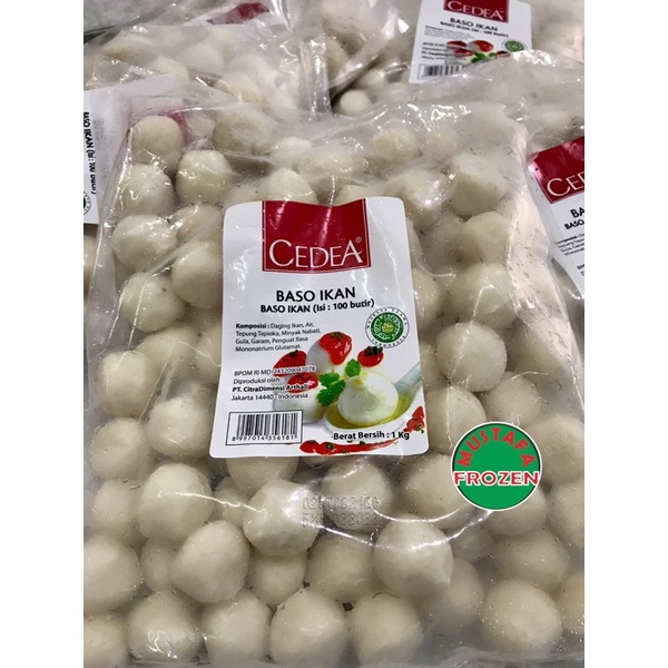 Jual Cedea Bakso Ikan 1kg (100pcs) | Shopee Indonesia