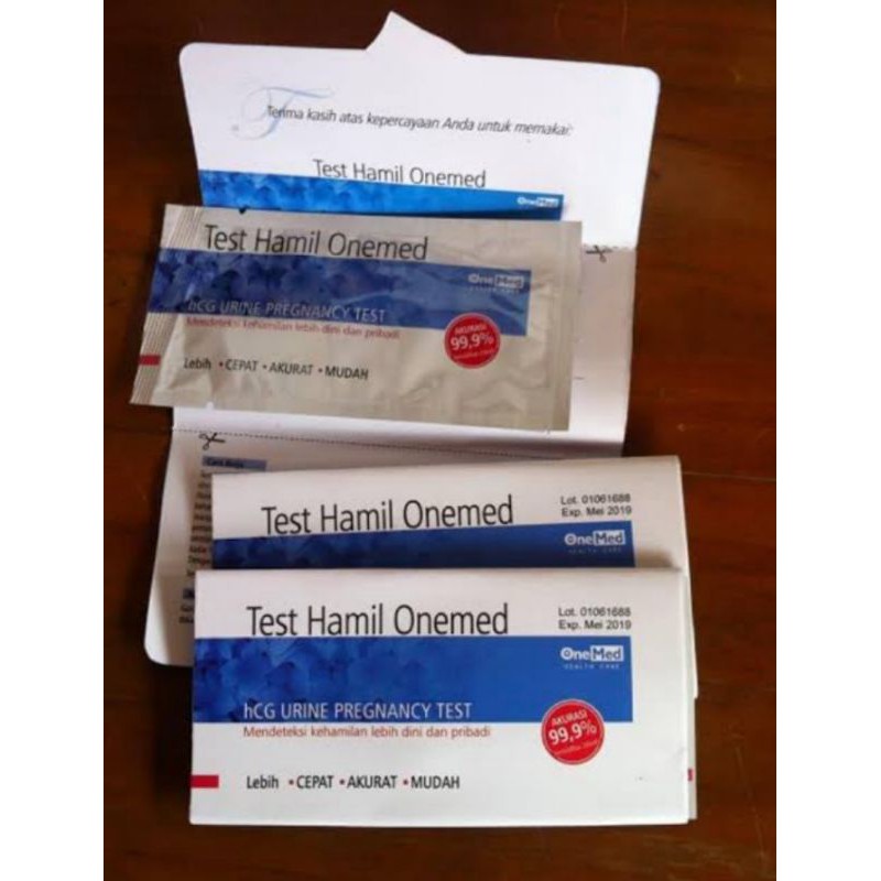 Jual Testpack Onemed Alat Tes kehamilan Onemed Tespek Onemed Hcg ...