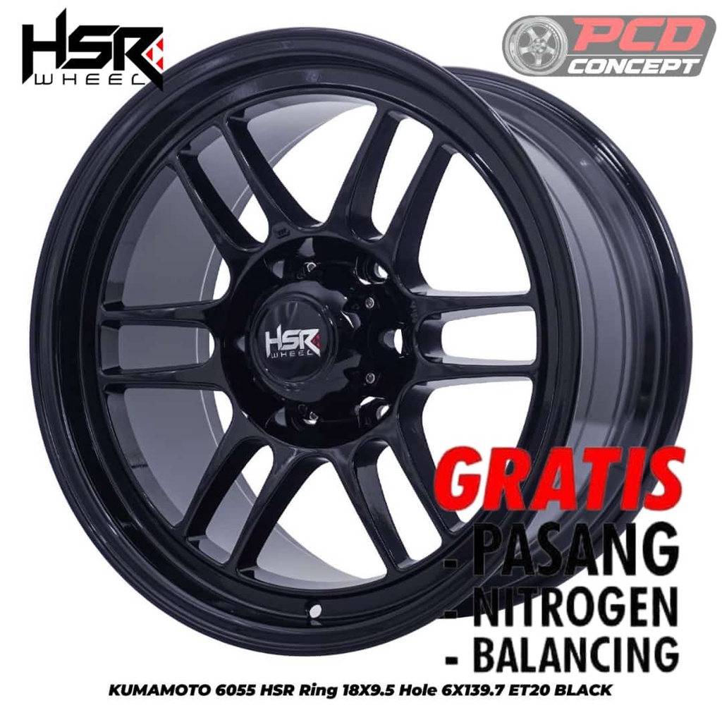 Jual PAKET VELG DAB BAN MOBIL MURAH HSR KUMAMOTO R18 BUAT PAJERO ...