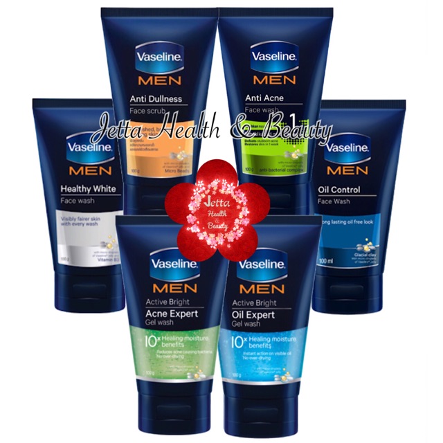 Jual Vaseline Men Anti Dullness Face Scrub Anti Acne Healthy White ...