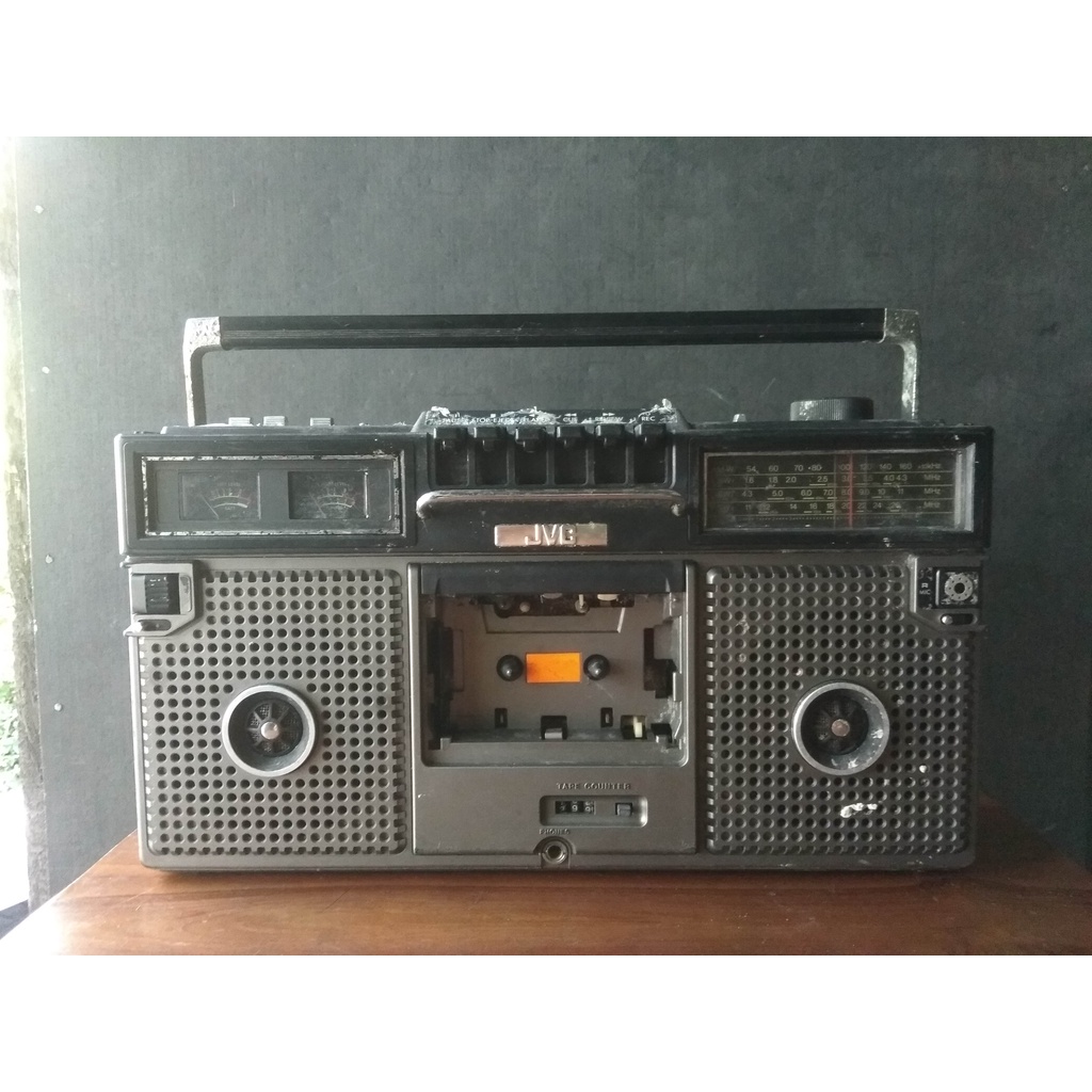 Jual Radio Tape JVC BOMBOX , Radio tape lawas , Radio jadul | Shopee ...