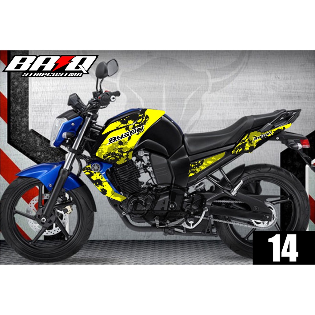 Jual Sticker Striping YAMAHA BYSON variasi ABSTRAK custom 014 | Shopee ...