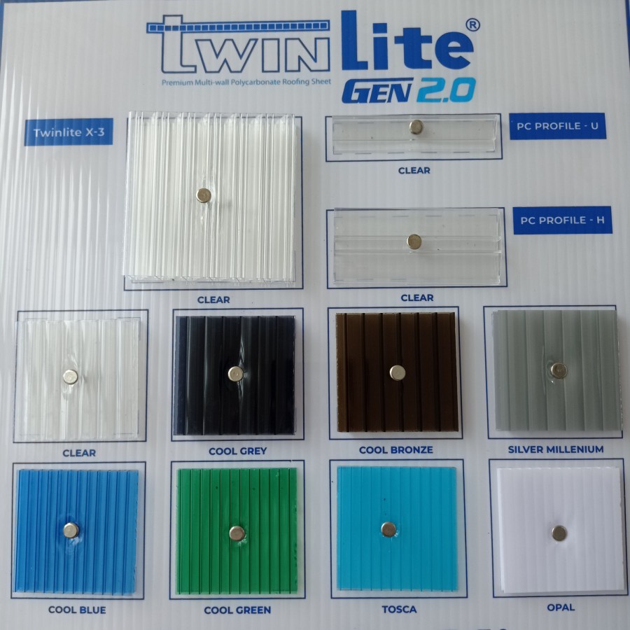 Jual TWINLITE 10mm/ ATAP POLICARBONATE / POLYCARBONATE TWINLITE ...