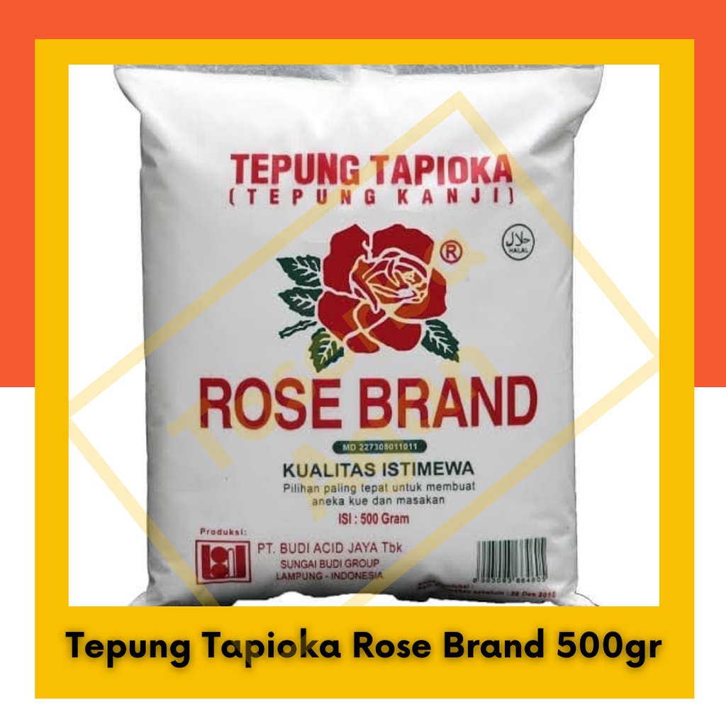 Jual Tepung Kanji Tapioka Rose Brand 500 gram 1 pack Rosebrand | Shopee ...
