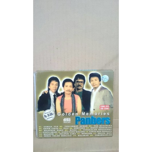 Jual CD ORIGINAL PANBERS - GOLDEN MEMORIES PANBERS | Shopee Indonesia
