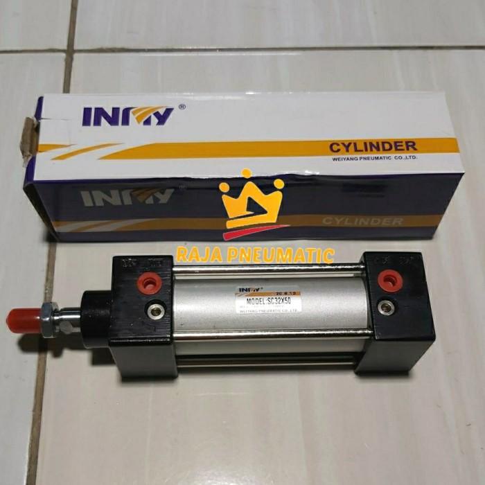 Jual Silinder | Cylinder / Silinder Pneumatic Angin Double Acting Tierod Sc 32X50 | Shopee Indonesia