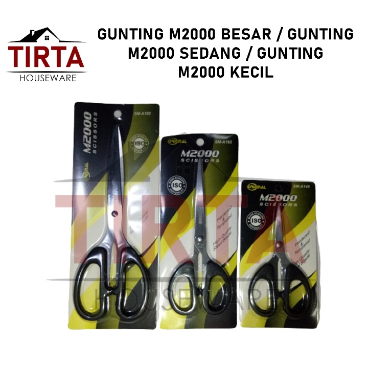 Jual GUNTING M2000 TAJAM BESAR SEDANG KECIL | Shopee Indonesia