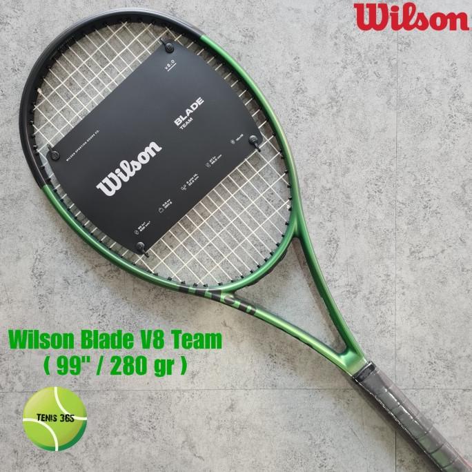 Jual Raket Tenis Wilson Blade Team V8 ( 280gr / 99" ) | Shopee Indonesia