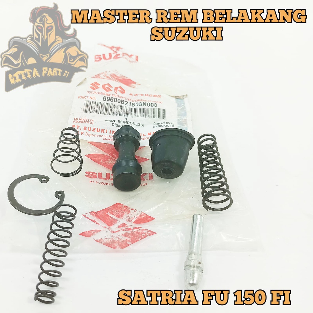 Jual MASTER REM KIT BELAKANG SUZUKI SATRIA FU 150 FI KUALITAS ASLI ORIGINAL SUZUKI SGP PRESISI ...