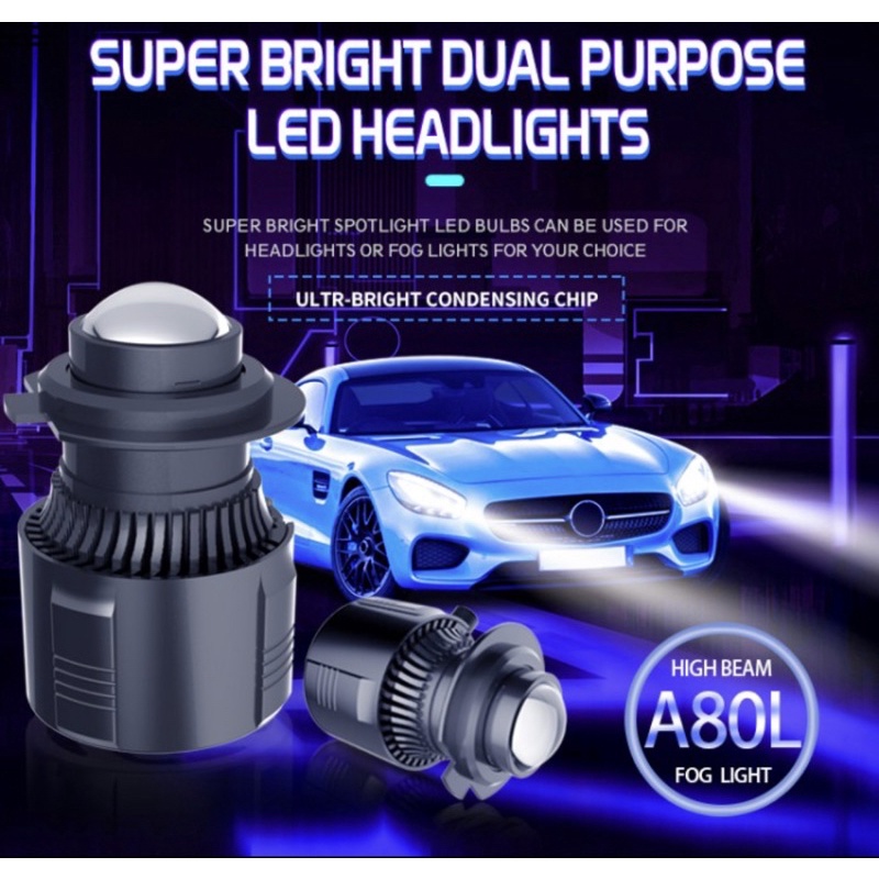 Jual ORIGINAL RAYTON RTD LAMPU UTAMA MOBIL H4 LED LASER A80L HI LOW 36 ...