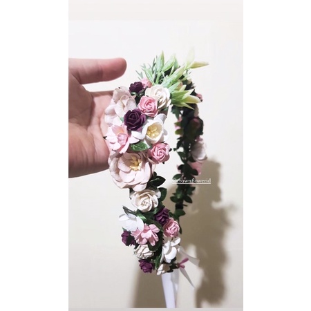 Jual Amaryllis Flower Crown Mahkota Bunga Custom | Shopee Indonesia
