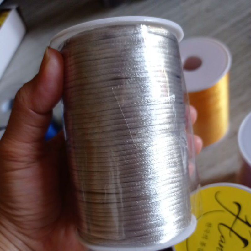 Jual Tali Satin Kancing Sengkelit Spaghetti Shanghai | Shopee Indonesia