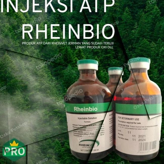 Jual DISKON TERBATAS!!! Rheinbio 100ml Obat Hewan / Ternak ATP Injeksi ...